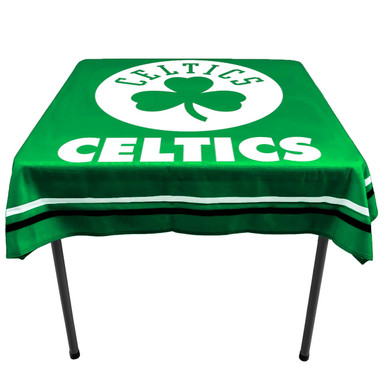 Boston Celtics Tablecloth 48 Inch Table Cover - State Street Products