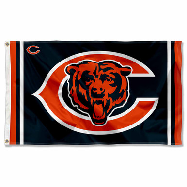 Chicago Bears Logos Flag - State Street Products