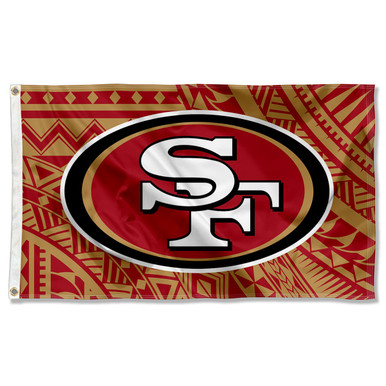 San Francisco 49ers Samoan Flag - State Street Products