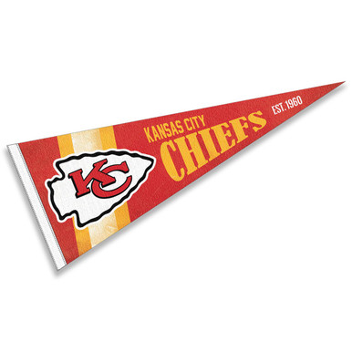 Kansas City Chiefs Throwback Vintage Retro Pennant - State Street Products