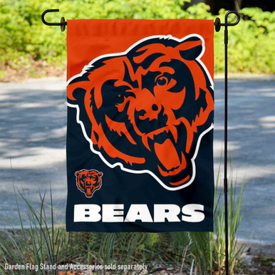 Chicago Bears Large Logo Double Sided Garden Banner Flag - State Street ...
