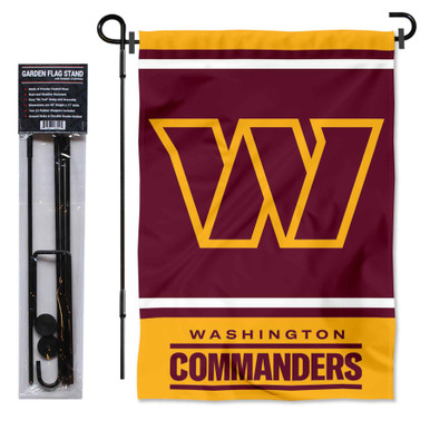 Washington Commanders Logo Garden Banner and Flag Stand - State Street ...