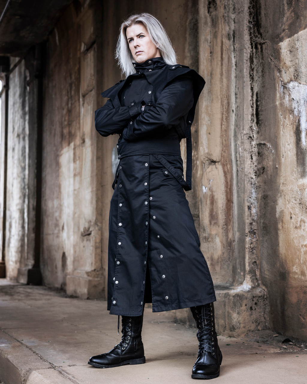 Leather Stampede Duster