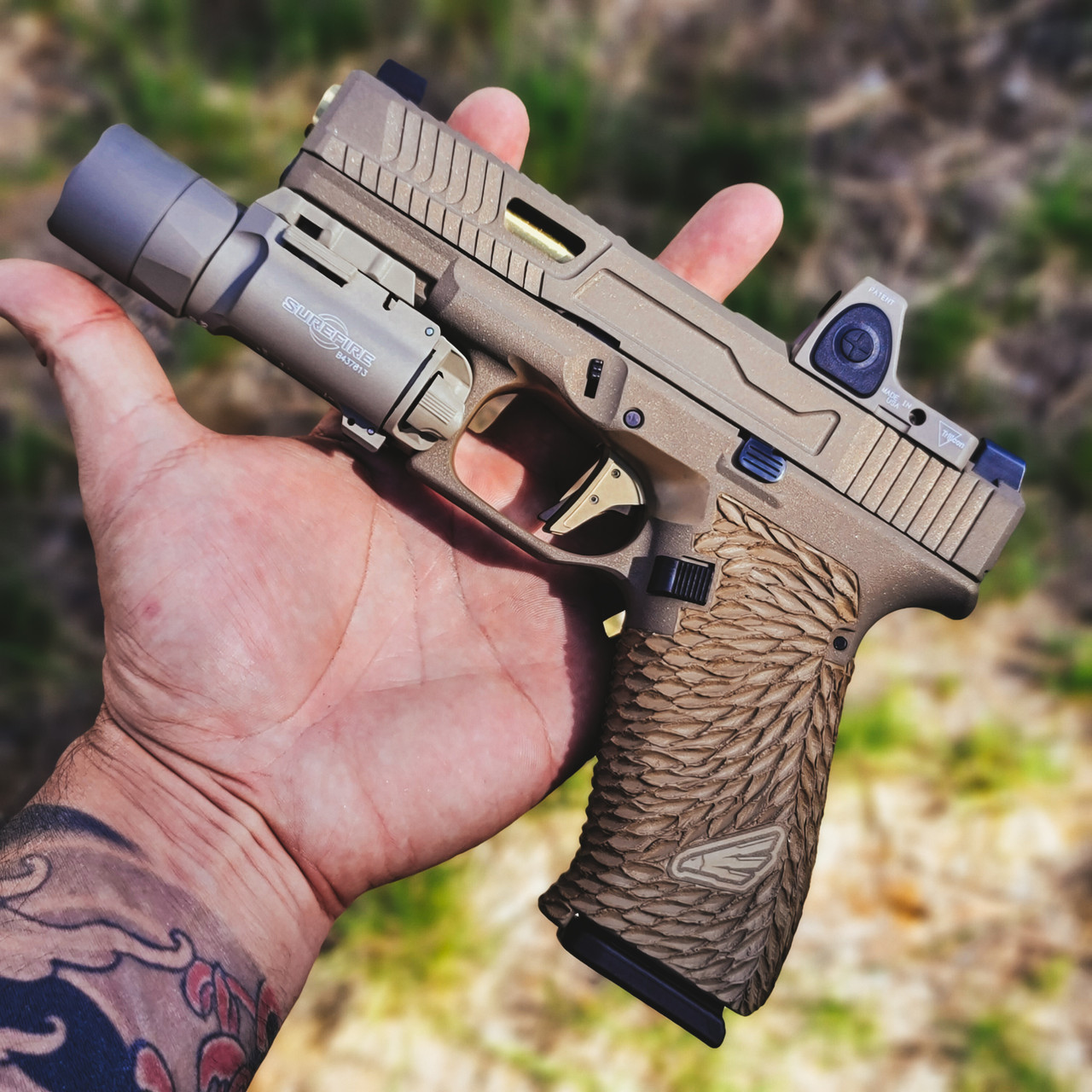 CUSTOM GLOCK G43X CAMO ATOM BUILD