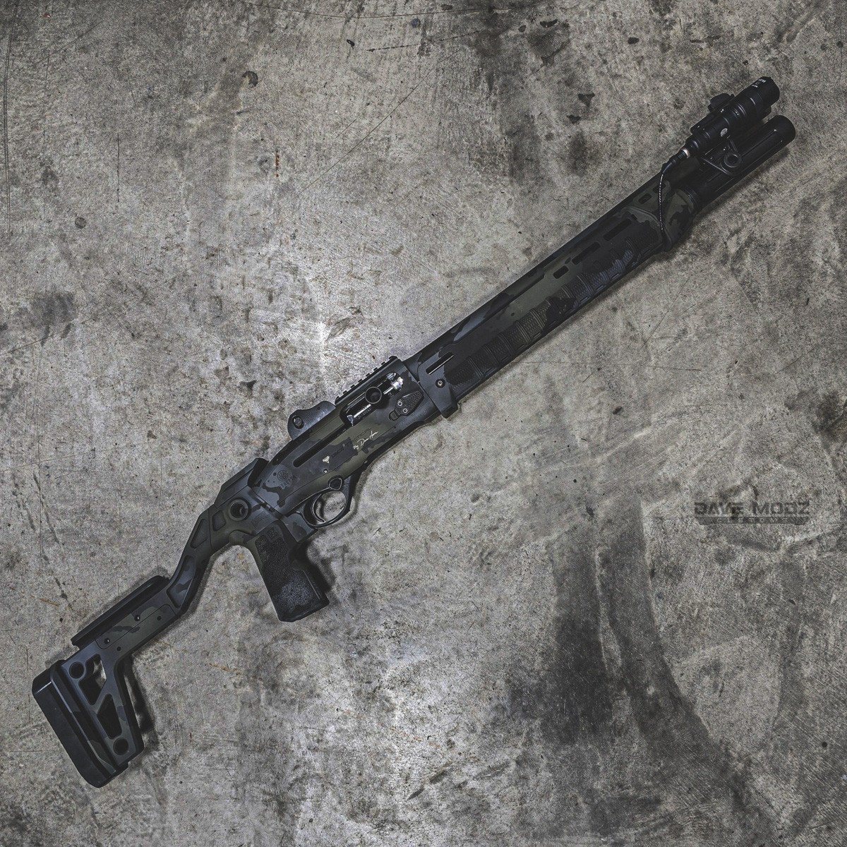 CUSTOM 1301T BLACK MULTICAM BY DAVE MODZ CUSTOMS