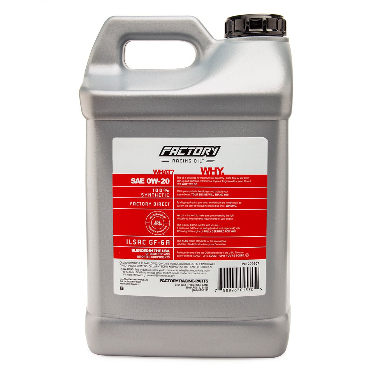 FRO 0W-20 Engine Oil - API SP ILSAC GF-6A - 5 Gallon