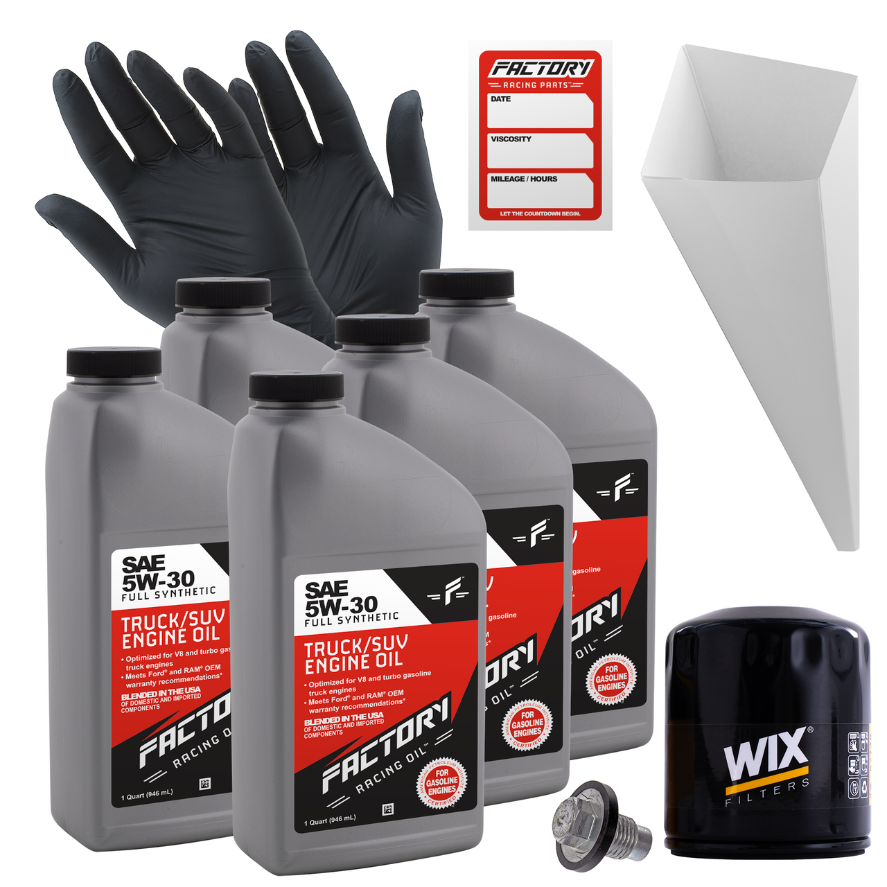 Oil Change Kit For Plymouth Acclaim Prowler Sundance 5W-30 - 5Qt