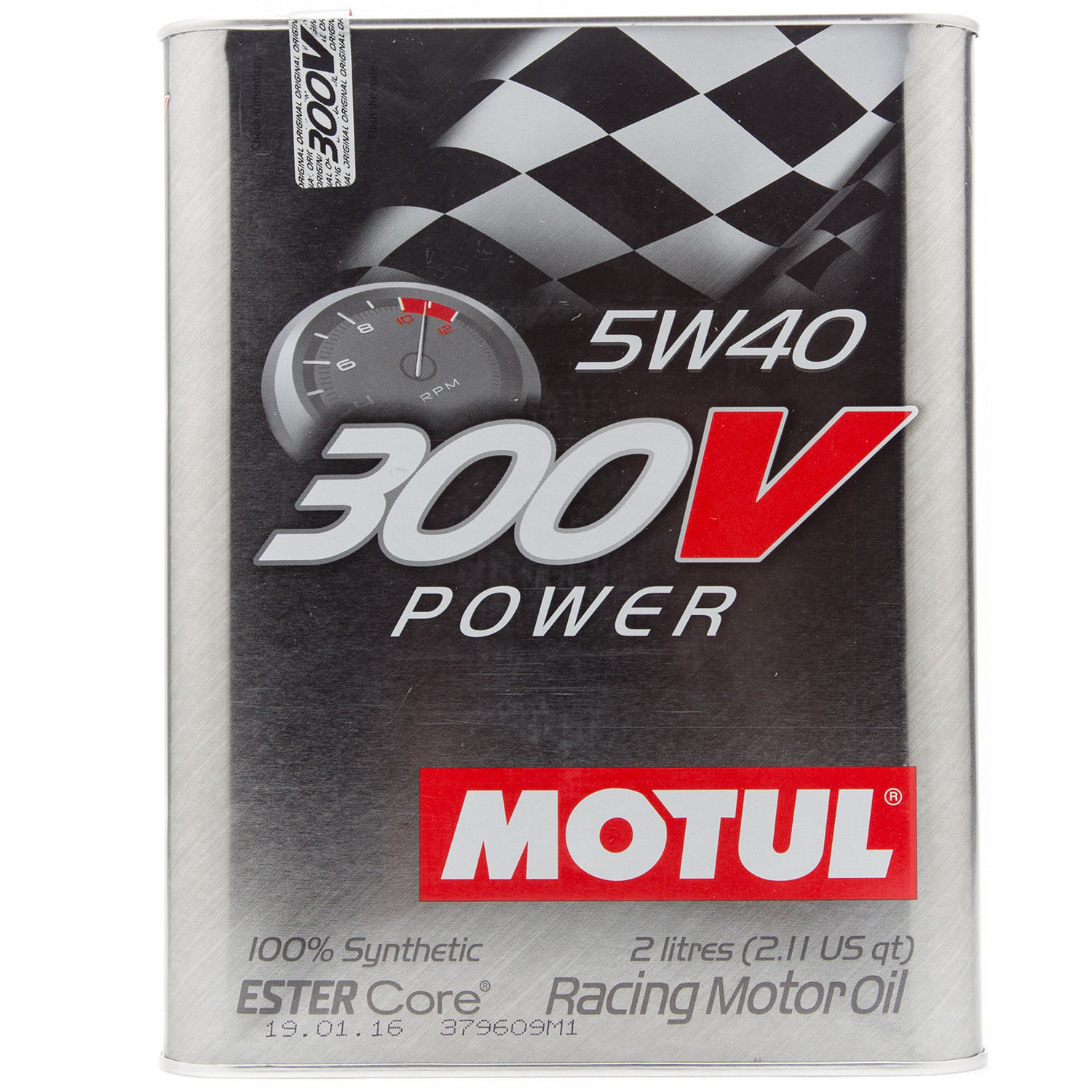 Motul 300V Power Full Synthetic 5W40 Engine Oil - 2 Liter