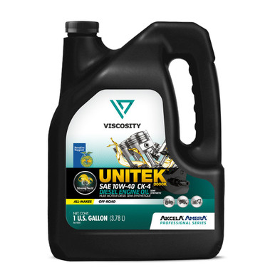 VISCOSITY UNITEK 3000K Diesel Engine Oil SS 10W-40 CK-4 - 1 Gal
