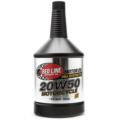 Red Line 20W-50 Motorcycle Oil - 1 Qt