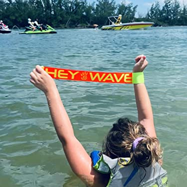 HEY WAVE HI-VIS WRIST FLAG - Boater's Outlet