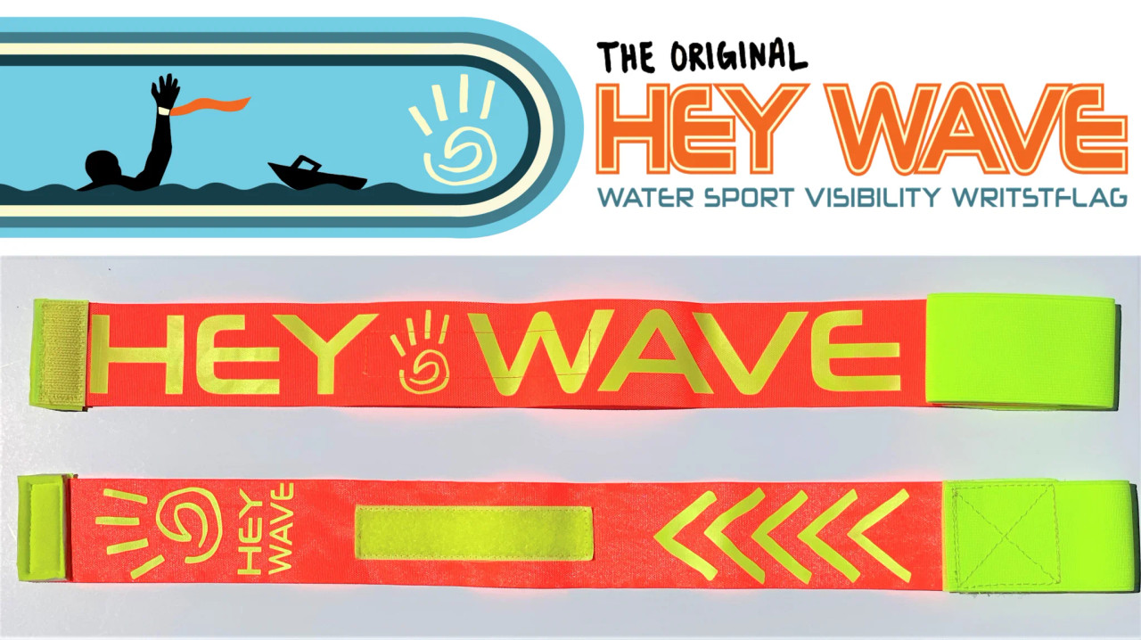 HEY WAVE HI-VIS WRIST FLAG - Boater's Outlet