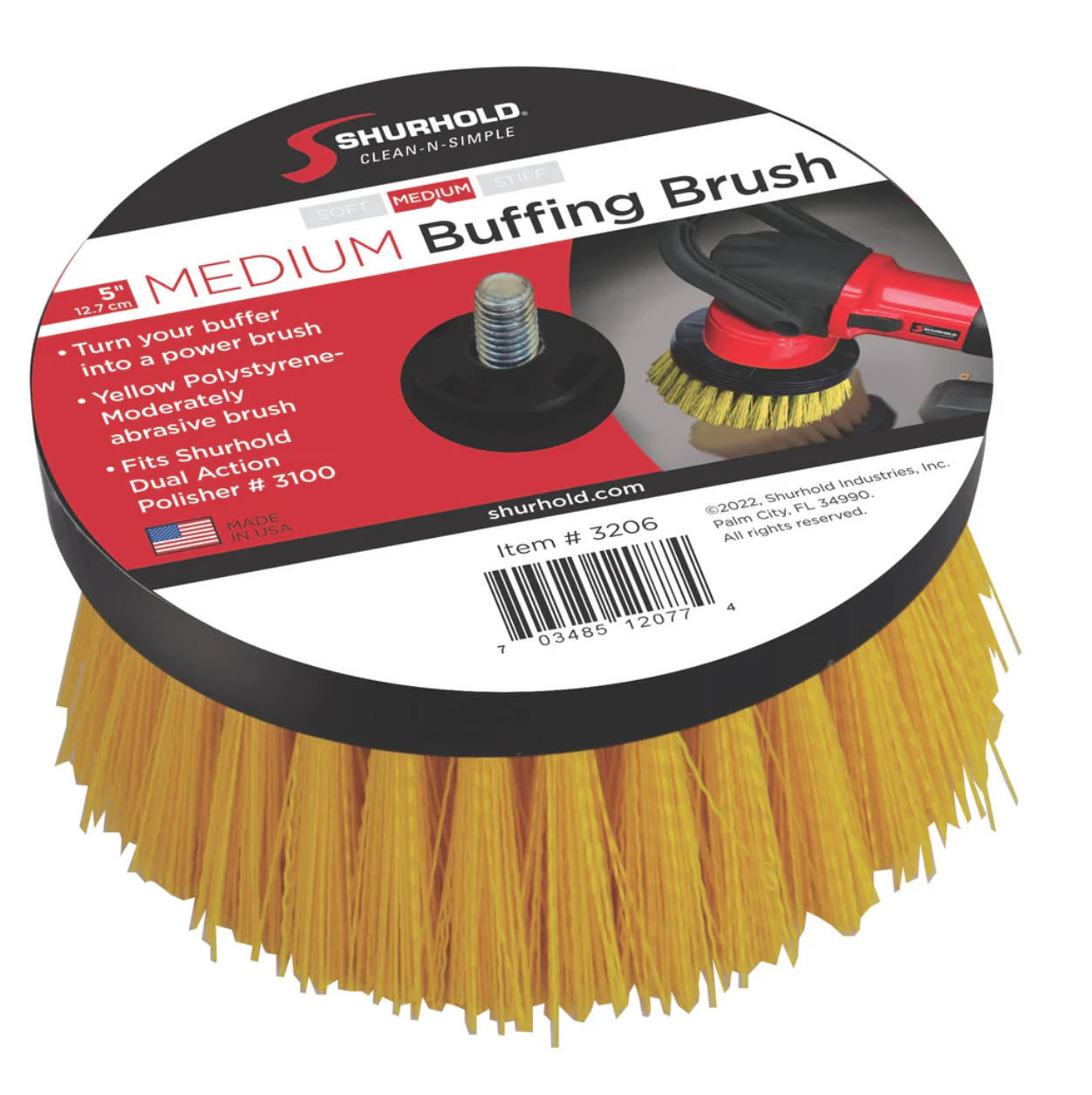 Dual Action Polisher Brushes - Boater's Outlet