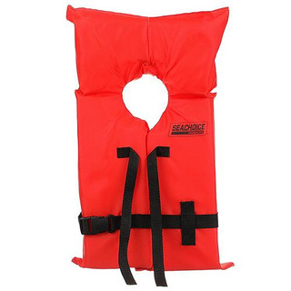Orange Type II Youth Life Vest - US Coast Guard Approved PFD