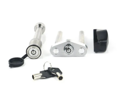 Adjustable Coupler Latch Lock- Stainless Steel CAN BE KEYED-ALIKE