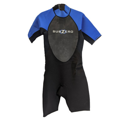 Sub Zero Men's 3/2mm Wetsuit Shorty Blue/Black - Boater's Outlet