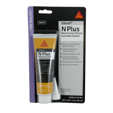 Sikasil N PLUS Neutral Cure Silicone Assembly Sealant, 3 oz
