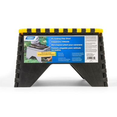 Camco Plastic Folding Step Stool Yellow