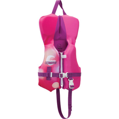 Connelly Classic Girl's Infant Neoprene Life Jacket - Purple/Pink