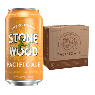 Stone & Wood Pacific Ale CAN 375ml 16 PACK CARTON - The Wine Emporium