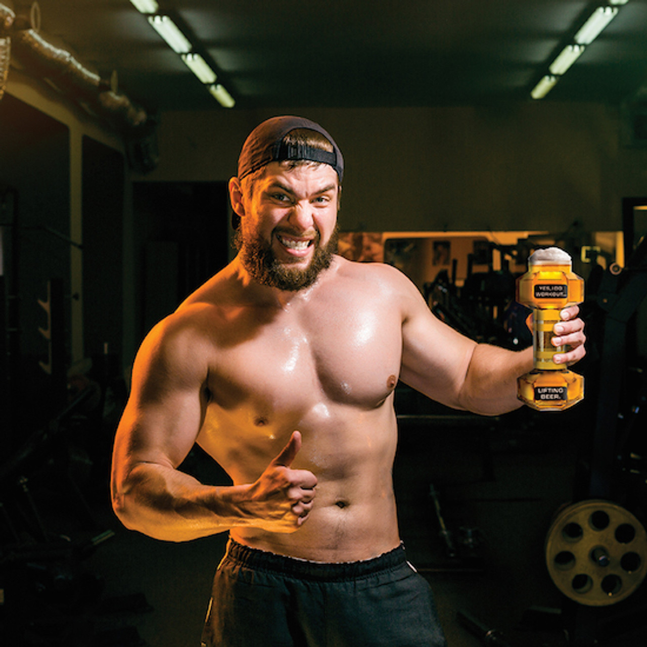 Dumbell Beer Glass Uranus Fudge Factory