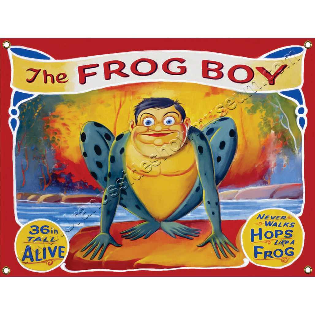 Frog Boy Banner - Uranus Fudge Factory