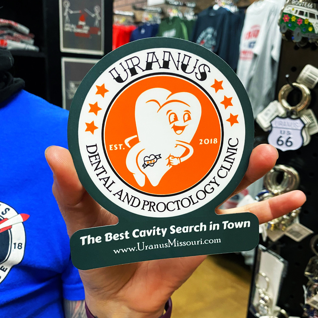 Uranus Dental and Proctology Logo Sticker