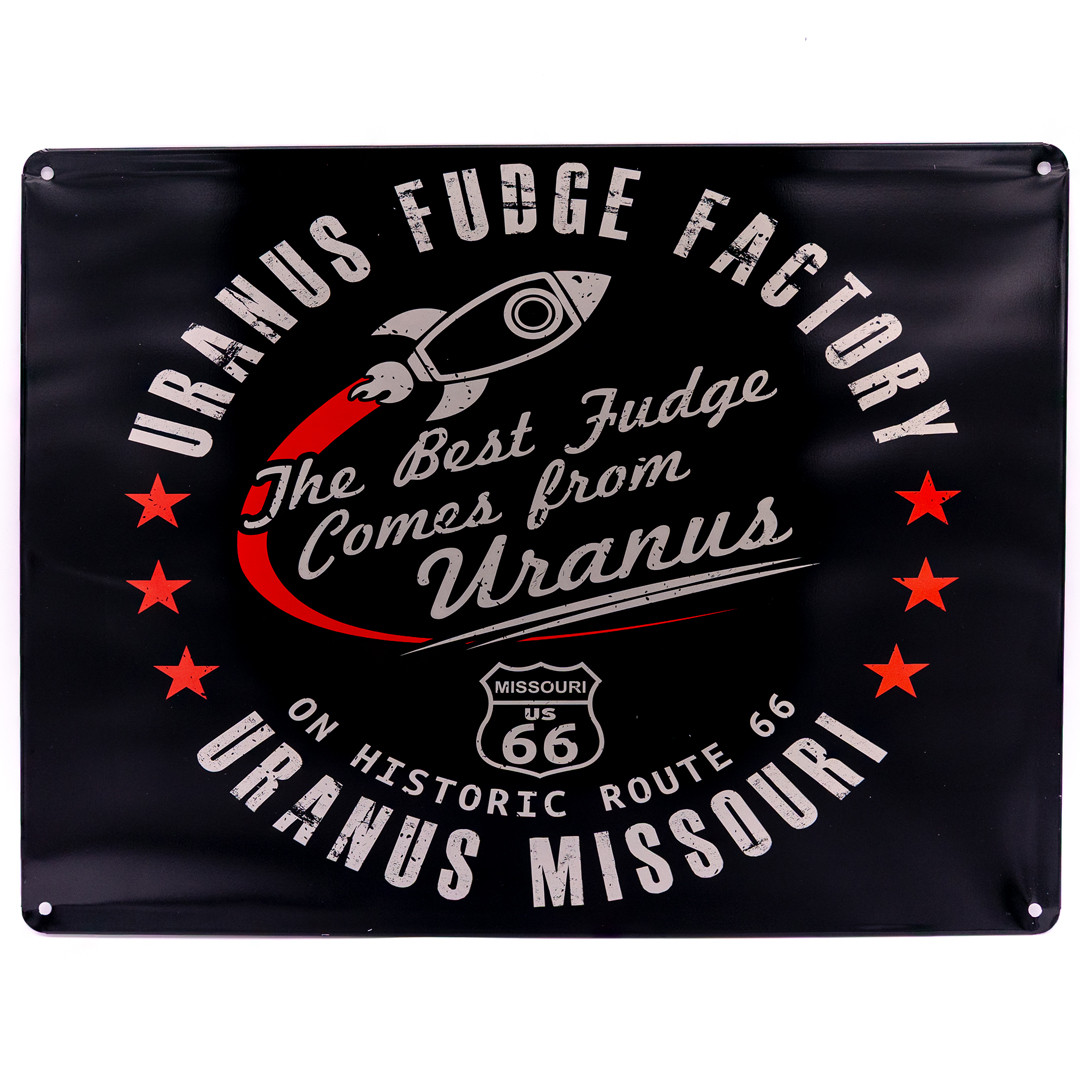 Uranus Best Fudge Tin Sign