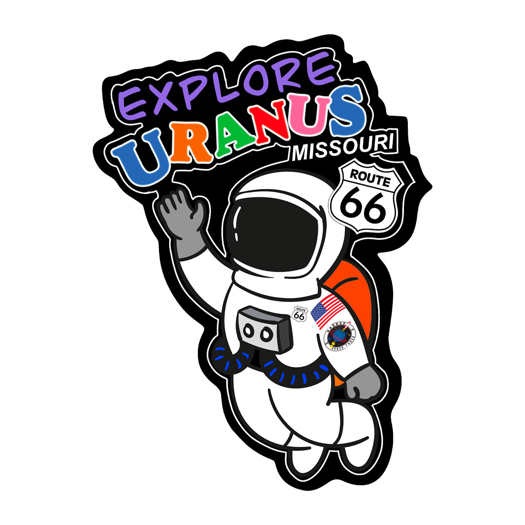 Uranus Missouri Astronaut Sticker