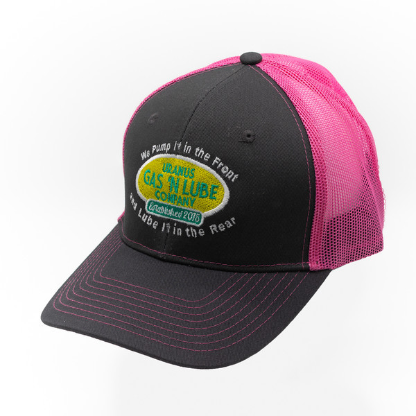 Gas N Lube Hat – Hot Pink Mesh | Uranus Apparel