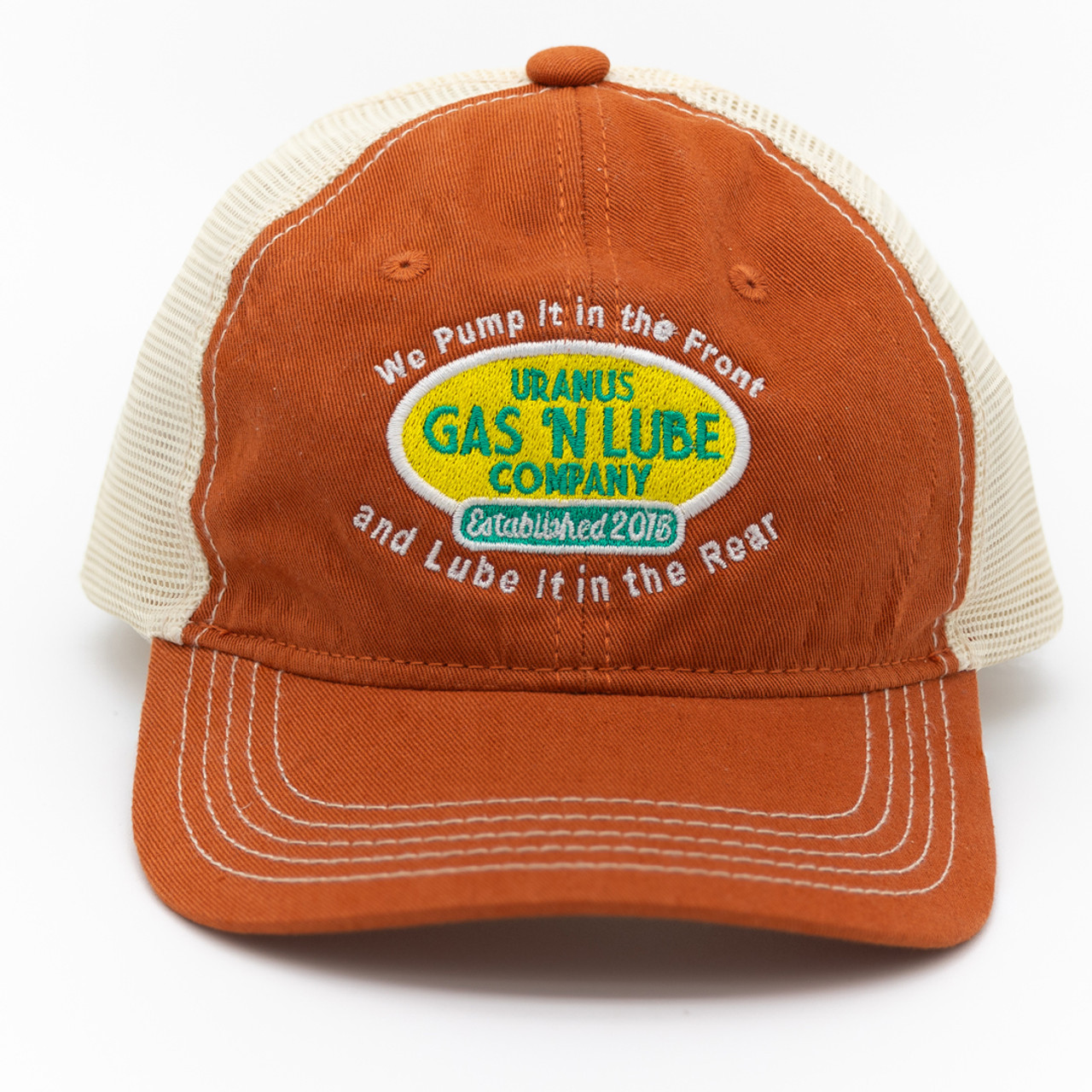 Gas N Lube Hat – Burnt Orange | Uranus Apparel