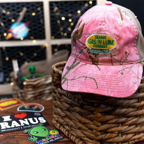 Gas N Lube Hat – Pink Camo Mesh | Uranus Apparel
