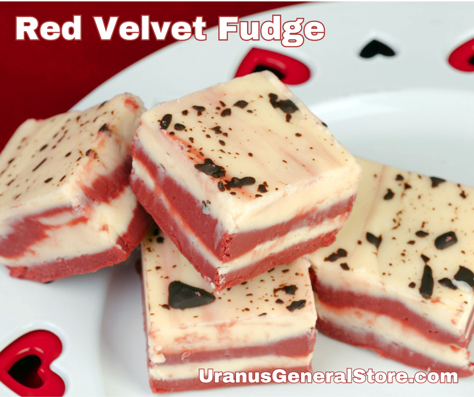 February Fudge of the Month- Red Velvet - Uranus Fudge Factory ...