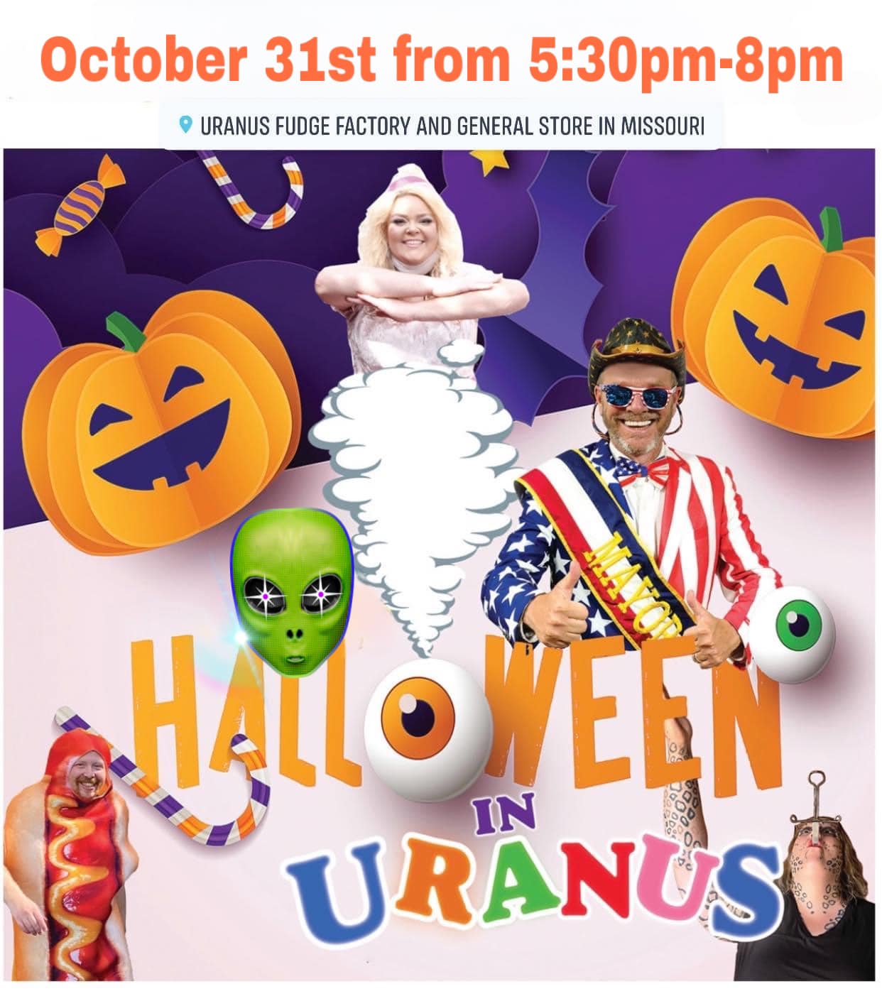 Halloween is BIG FUN in Uranus! - Uranus Fudge Factory & General Store