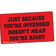 Offended sticker - Uranus Fudge Factory