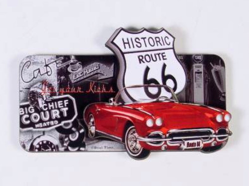 Route 66 Nostalgic Design Bi-Level Magnet