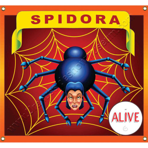 Spidora Sideshow Banner - Uranus Fudge Factory & General Store