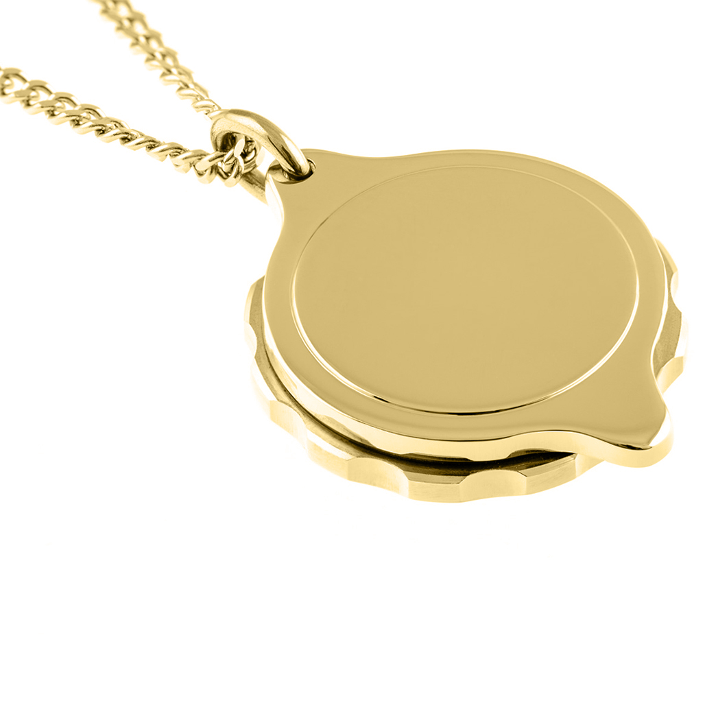 Gold Plated SOS Talisman Pendant - Standard Plain