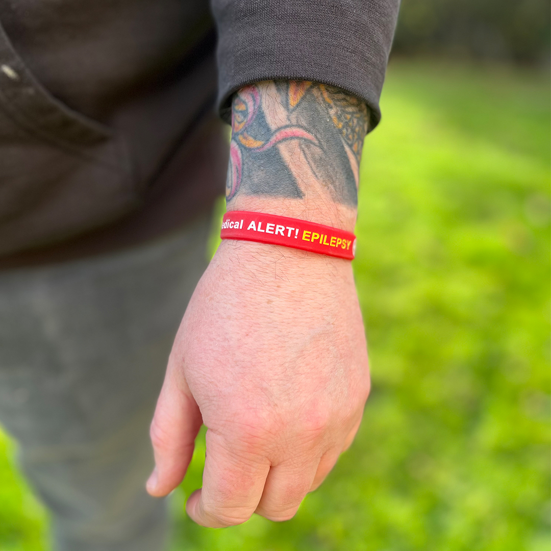 Epilepsy Alert Silicone Band