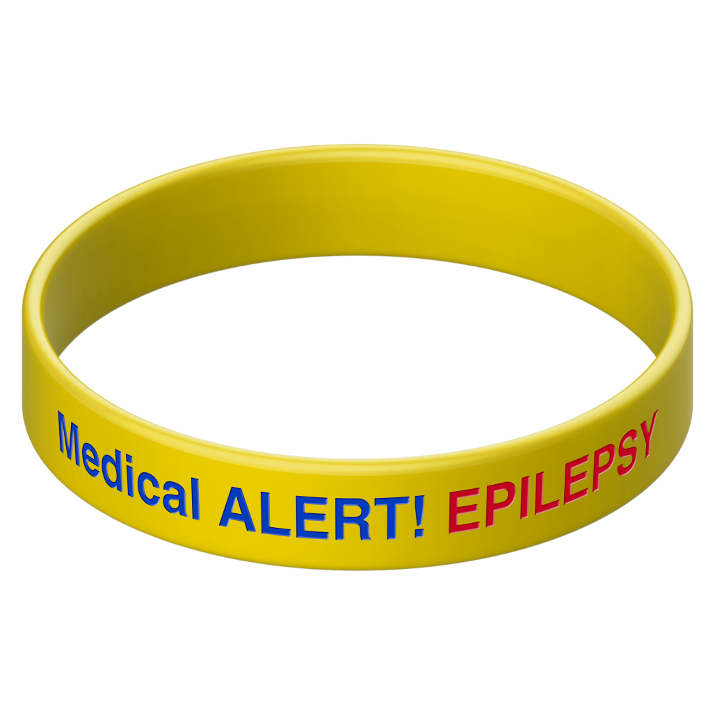 Epilepsy Alert Silicone Band
