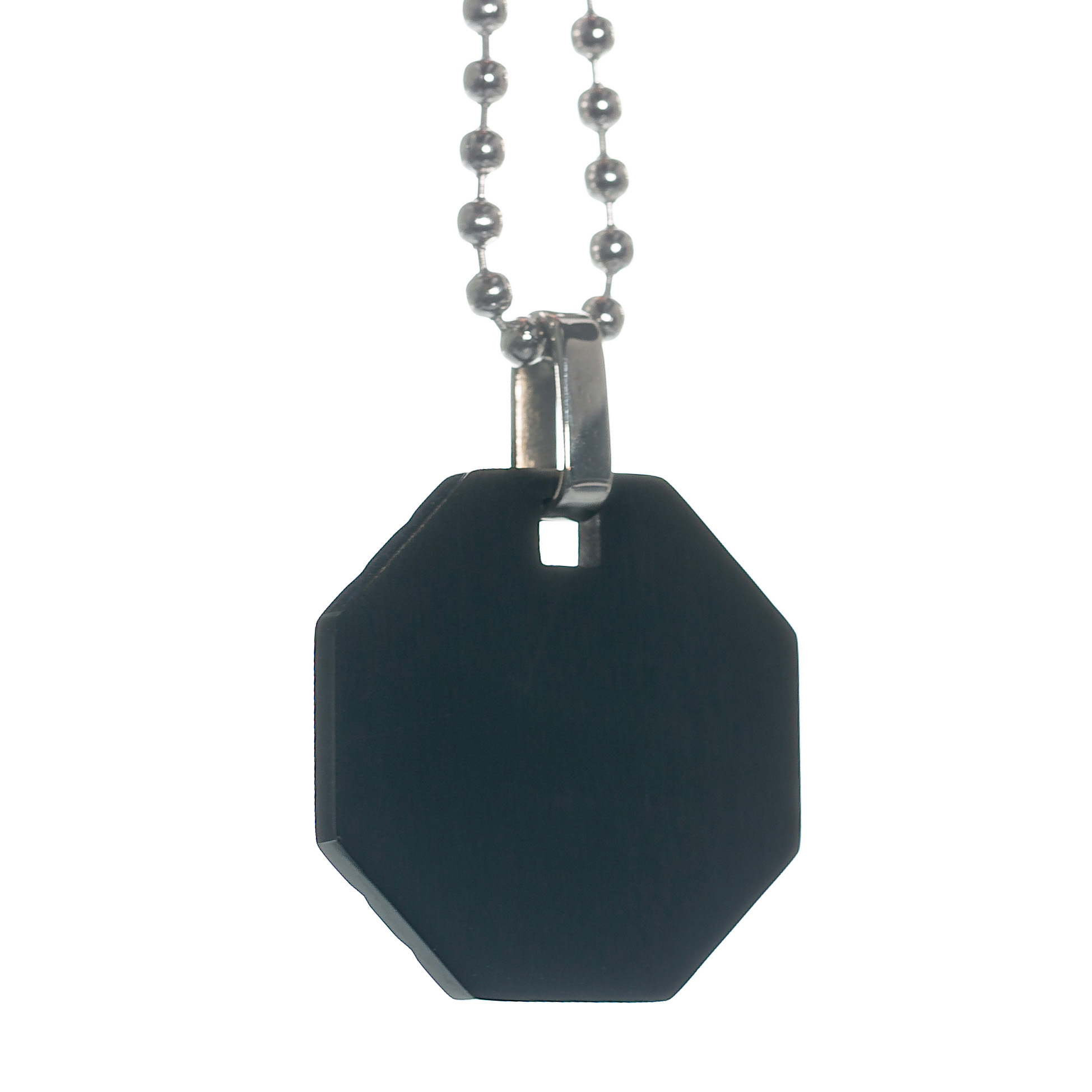 Striped Hexagon Pendant