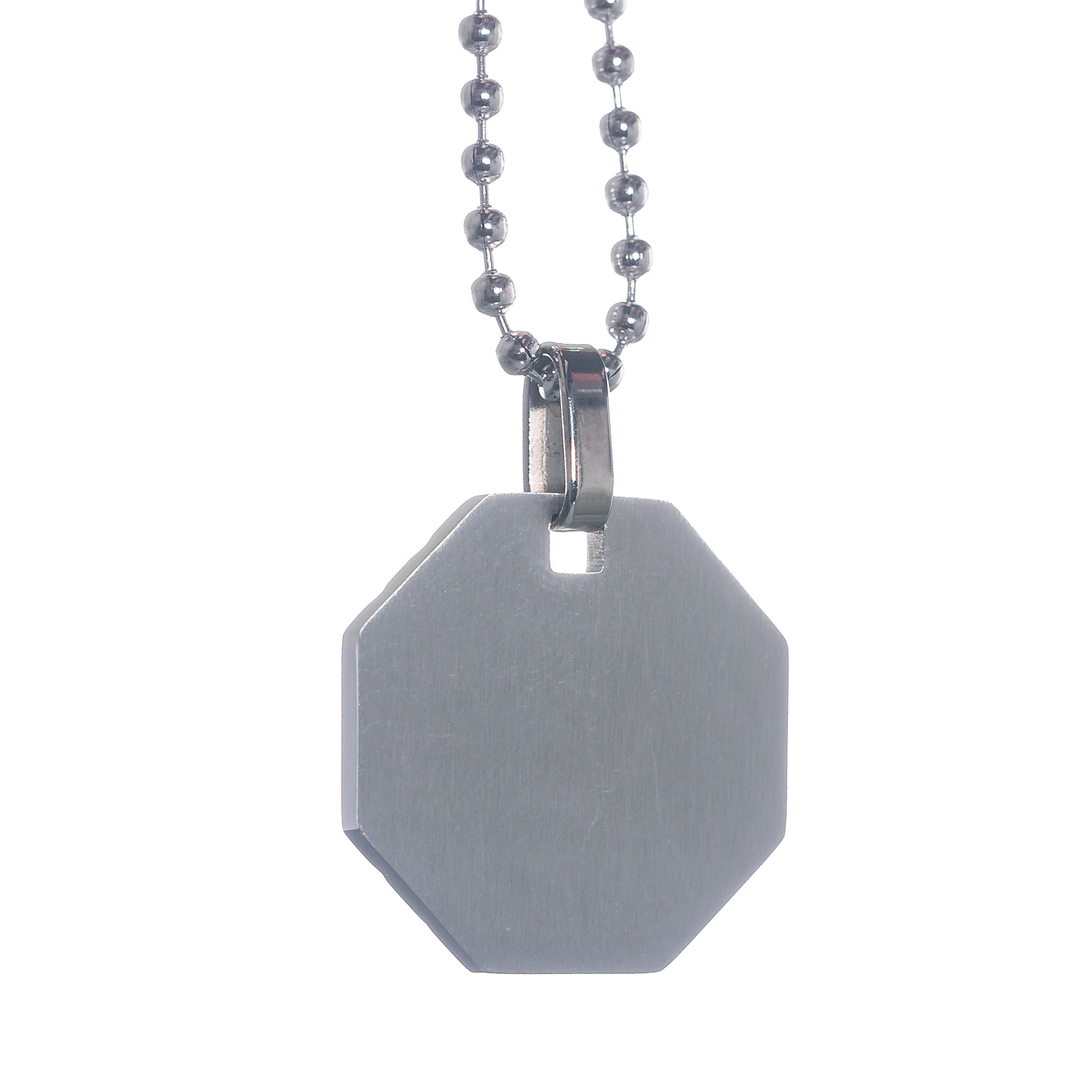 Striped Hexagon Pendant