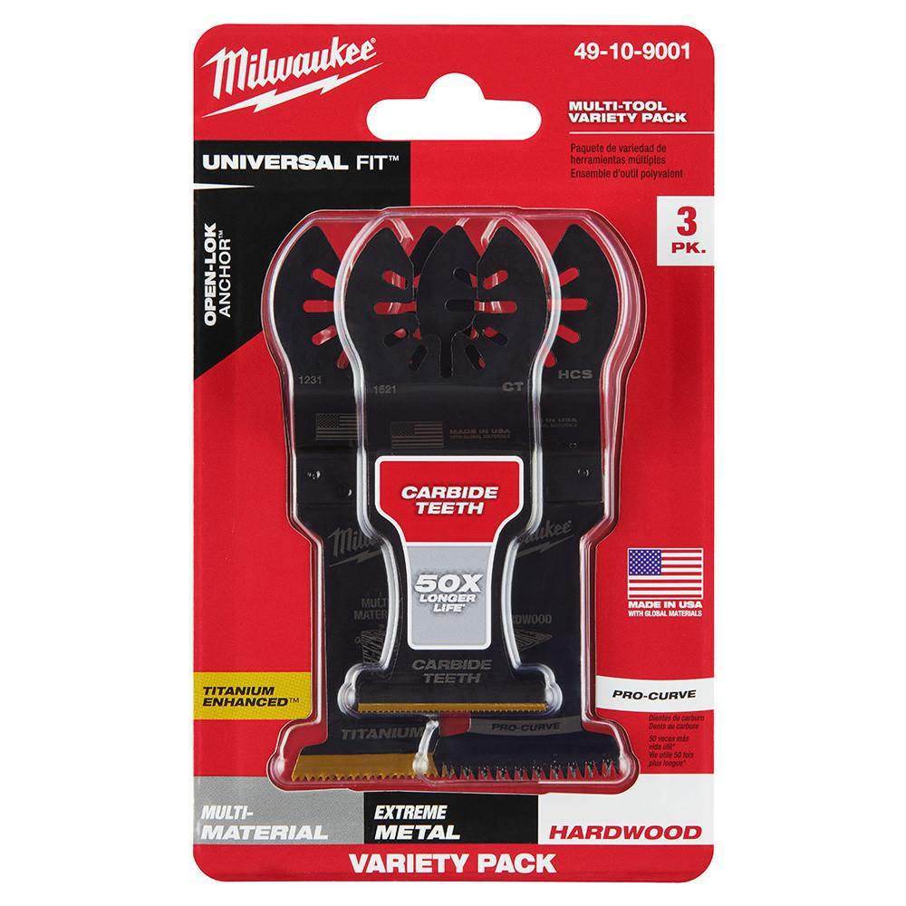 49-10-9001 OPEN-LOK 3PC All Purpose Variety PK | Milwaukee