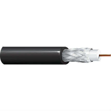 Belden 9116R Coax - CATV Cable 18 AWG GIFPE SH PVC Black