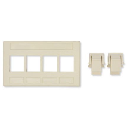 Belden AX102901 KeyConnect Modular Furniture Adapter, 4 Port
