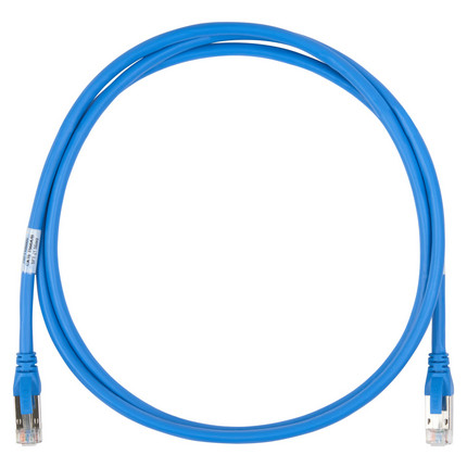 Belden C6F1106002 Cat 6+ Shielded Modular Cord, 4-Pair, 24 AWG, CMR ...