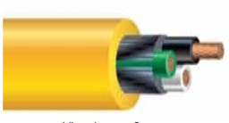 14 AWG 3 Conductors STOW Portable Cord 600V Yellow
