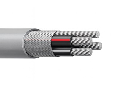 300 KCMIL 3C Aluminum SER Cable w/ Ground | By the Foot