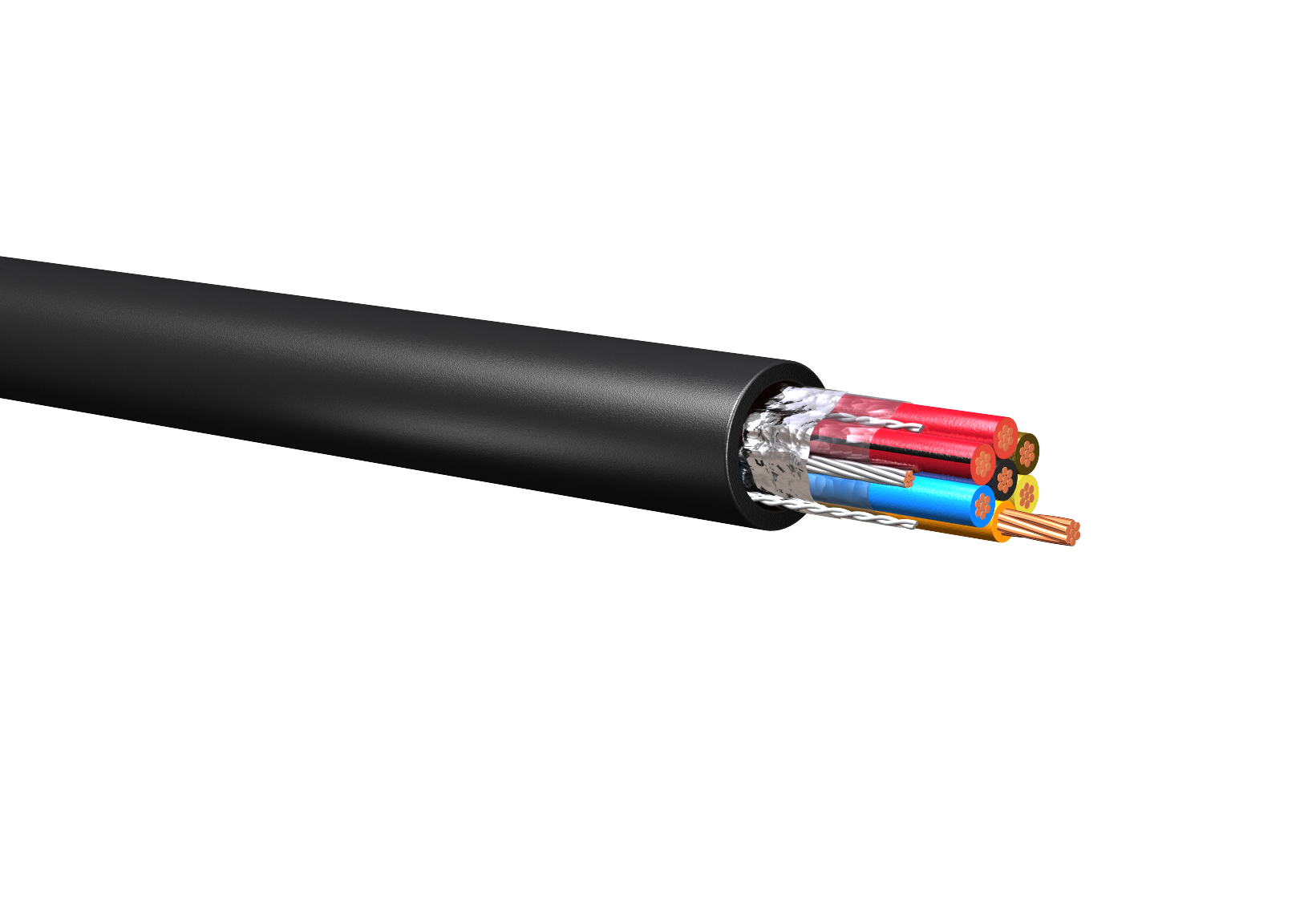 18 AWG 4C VNTC Shielded Tray Cable E2 600V ER | By the Foot