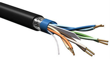 Belden 7953A 23/4PR Datatuff CAT6 Black Plenum and Riser Cable